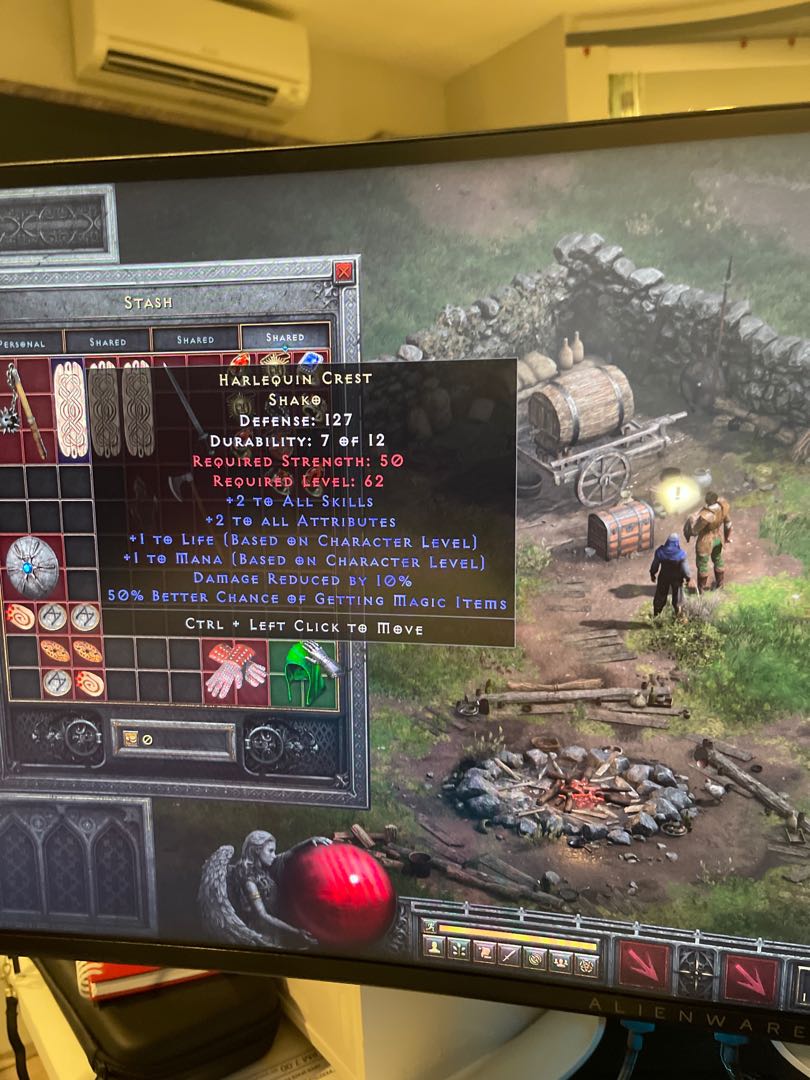 Diablo 2 Harlequin crest Shako high Df, Video Gaming, Video Games ...