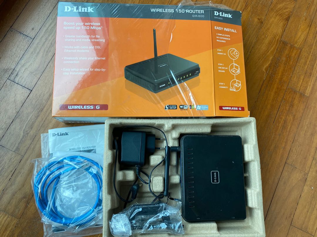 D-Link DIR-600 Wireless 150 Router, Computers & Tech, Parts ...
