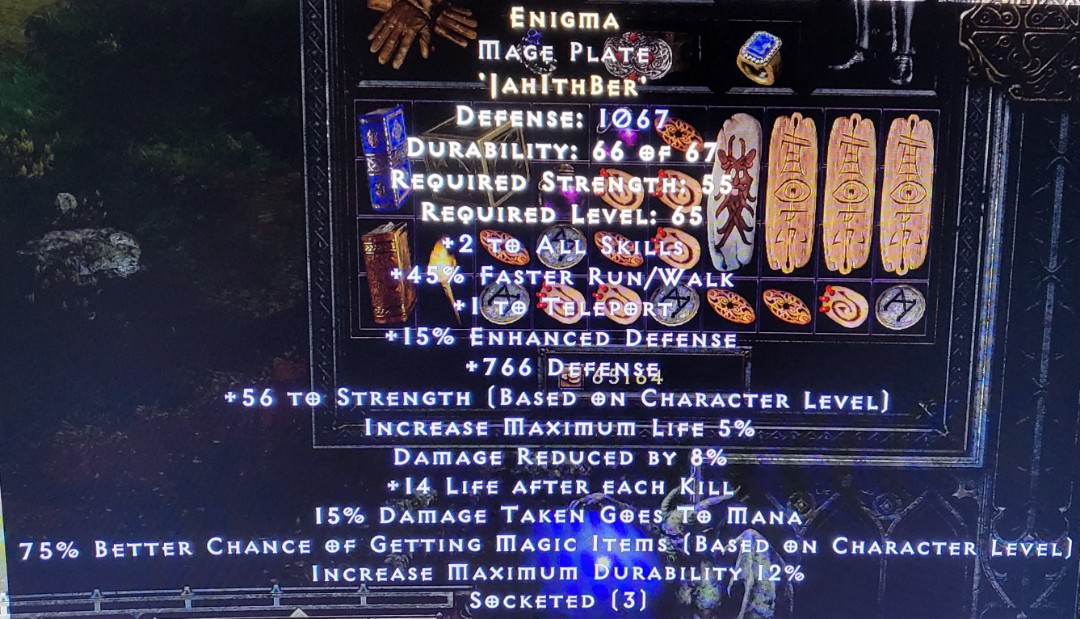 Enigma Superior Mage Plate - Diablo 2 Resurrected (D2R), Video Gaming ...