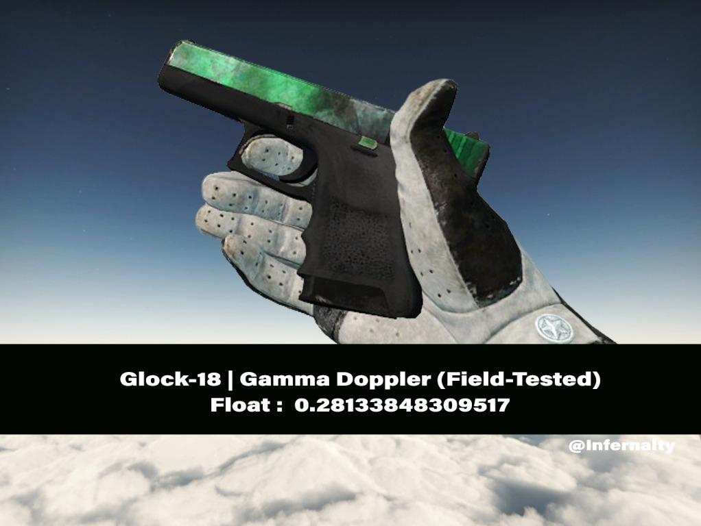 Glock-18 Gamma Doppler Phase 2 FT CSGO SKINS KNIVES, Video Gaming ...