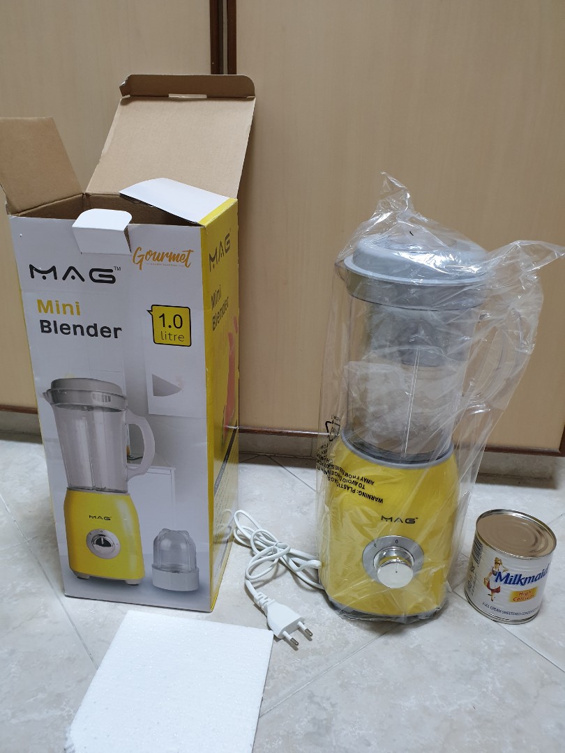Gourmet Mag Mini Blender 1.0 litre (with addn of 1 grinder), TV & Home ...