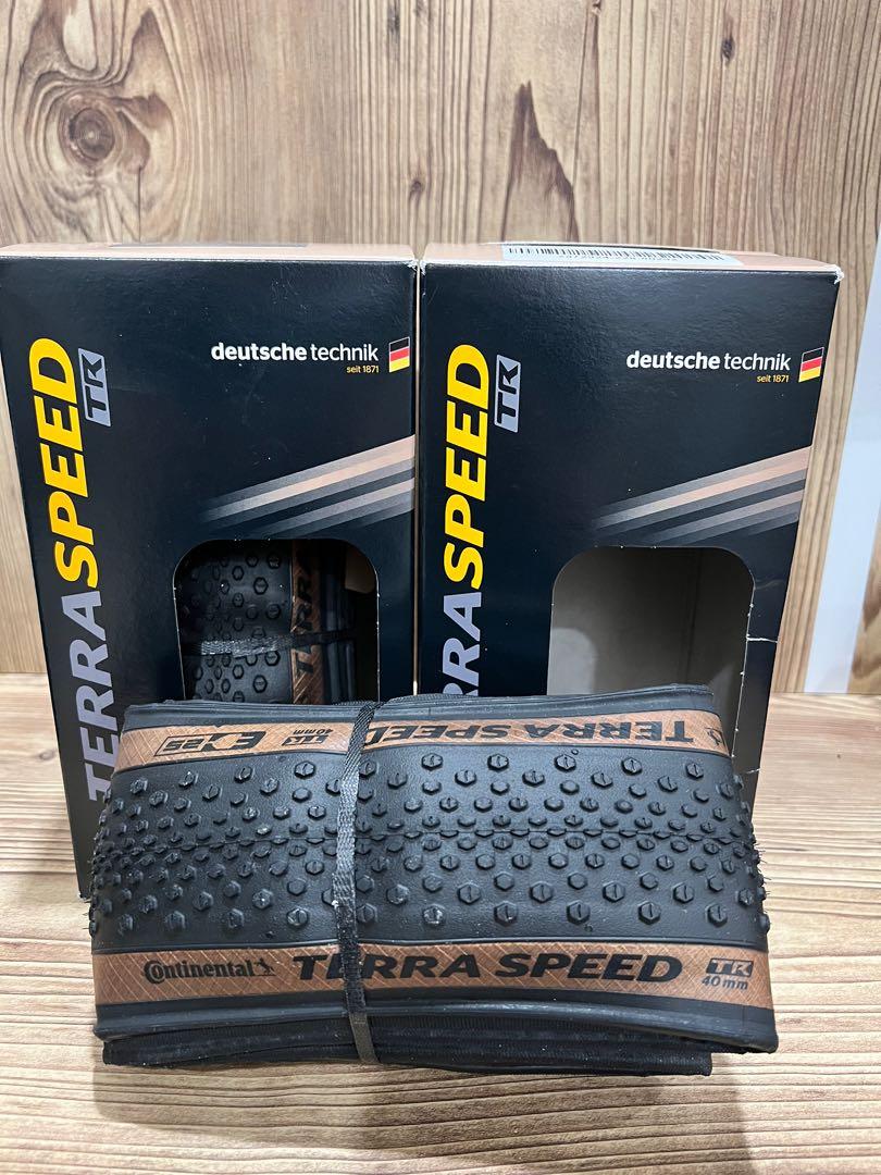 Gravel tyres- Continental Terra Speed 700x40c Black/Transparent, Sports ...