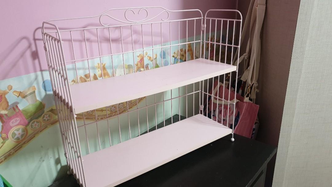 IKEA pink shelf unit for desk, Furniture & Home Living, Furniture ...