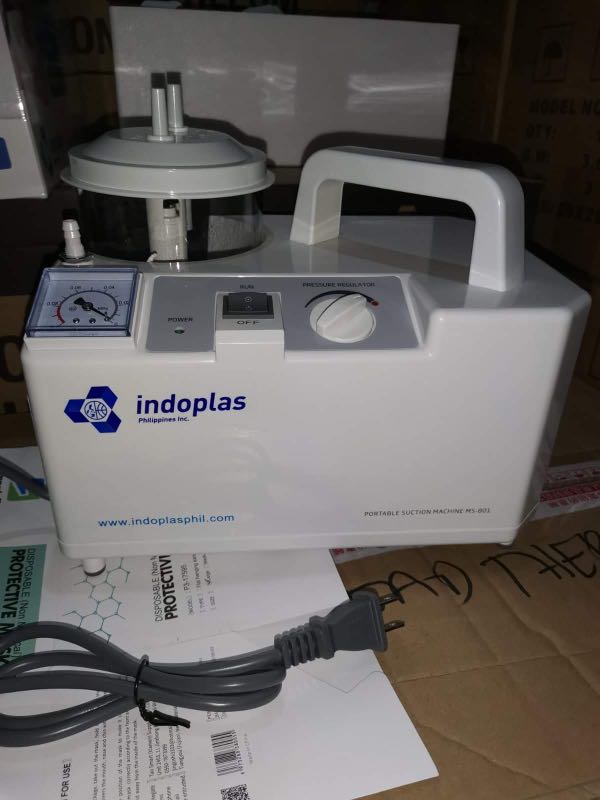 Indoplas Portable Suction Machine, Health & Nutrition, Medical Supplies ...