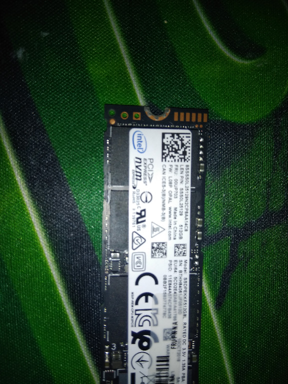 Intel NVME ssd 512gb, Computers & Tech, Parts & Accessories, Hard Disks ...