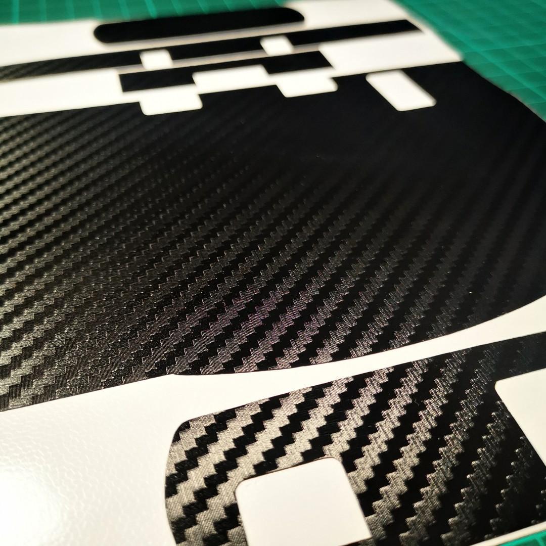 IU Unit Decal Wrap : 3D Carbon, Motorcycles, Motorcycle Accessories on ...