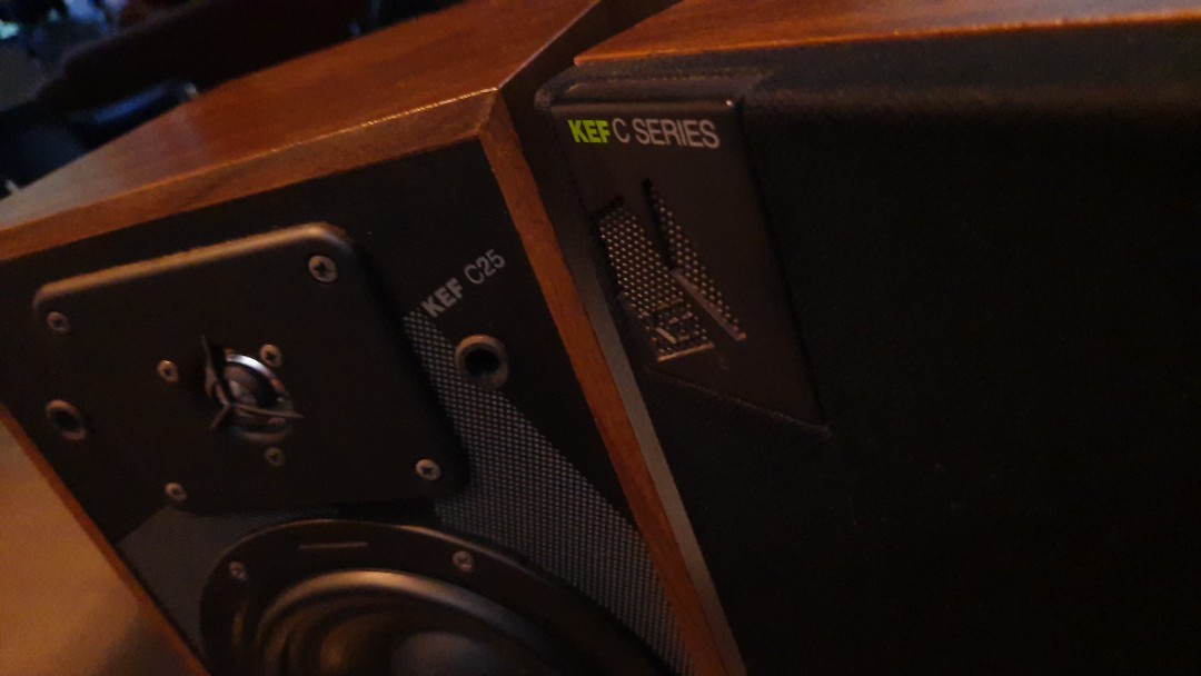 KEF (C-Series) C25 Bookshelf Speaker, Audio, Soundbars, Speakers ...