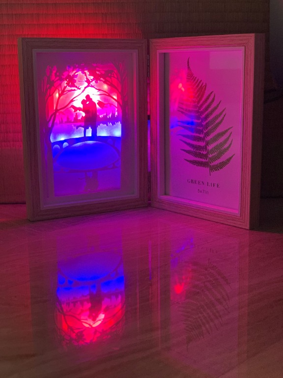 Lighted Shadow Box, Hobbies & Toys, Stationery & Craft, Handmade Craft ...