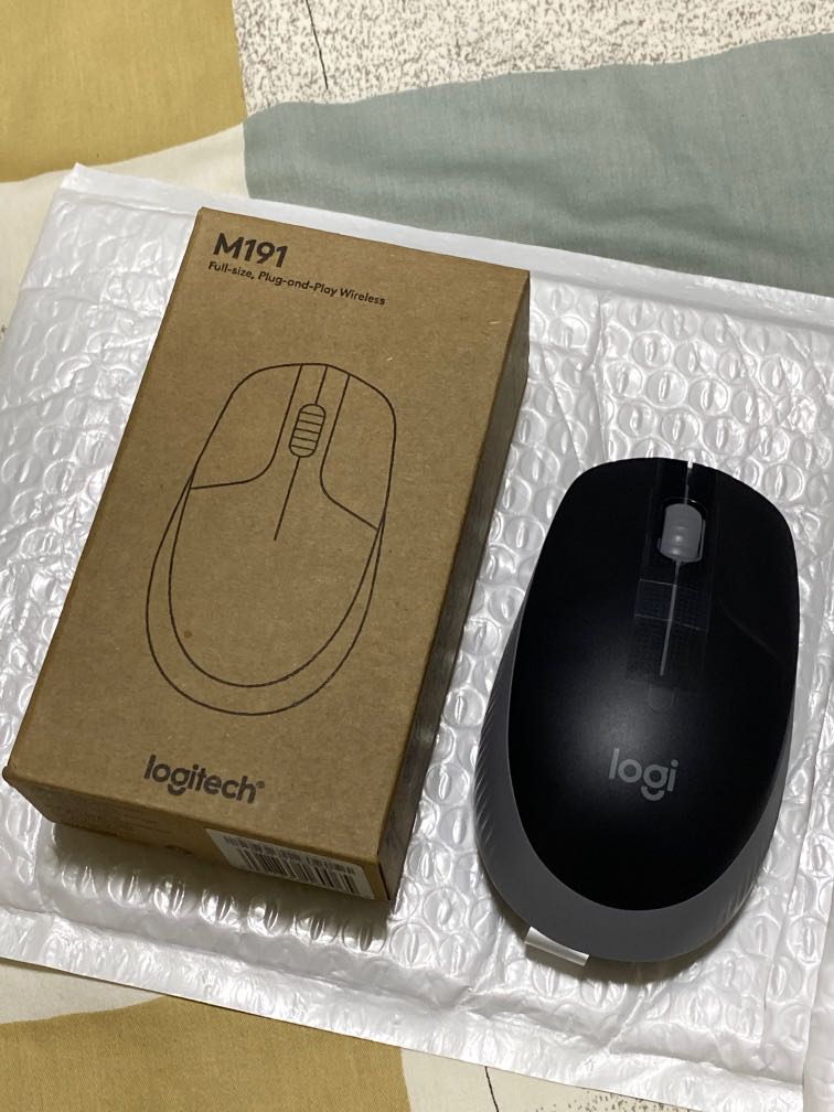 Logitech Wireless Mouse M191, Computers & Tech, Parts & Accessories ...