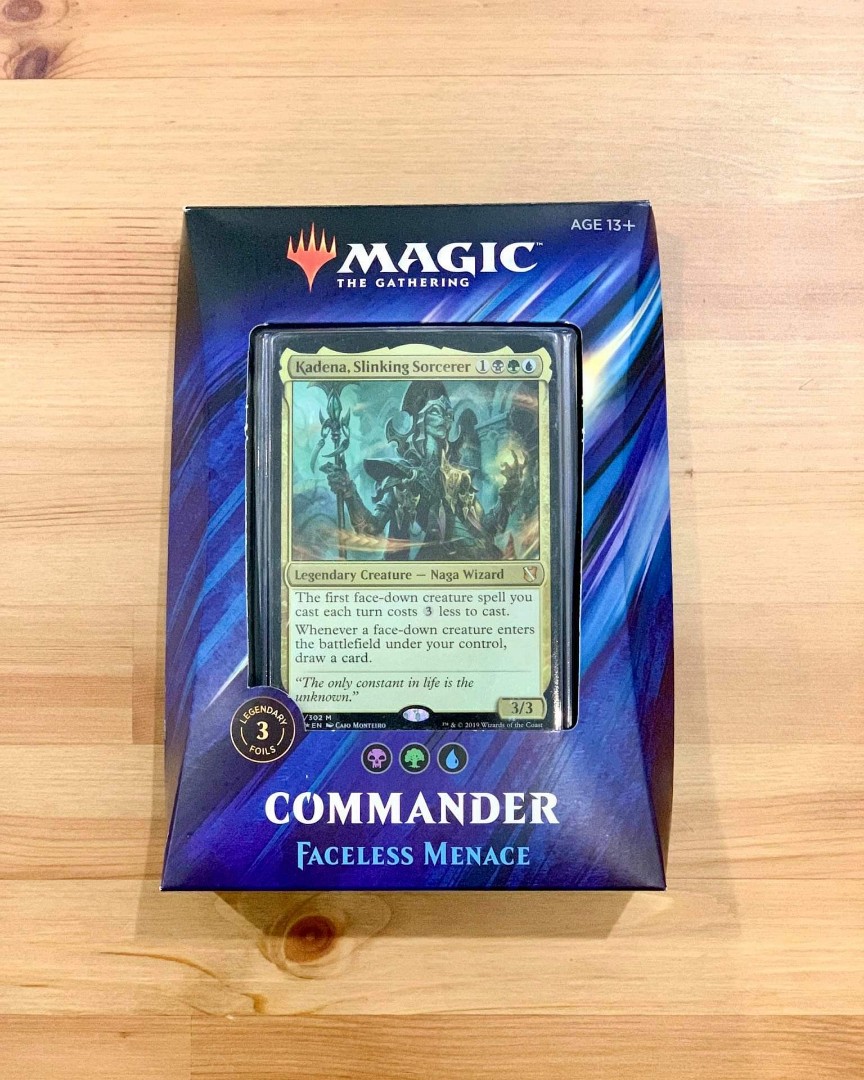 Magic the Gathering Commander 2019 Precon Faceless Menace, Hobbies ...