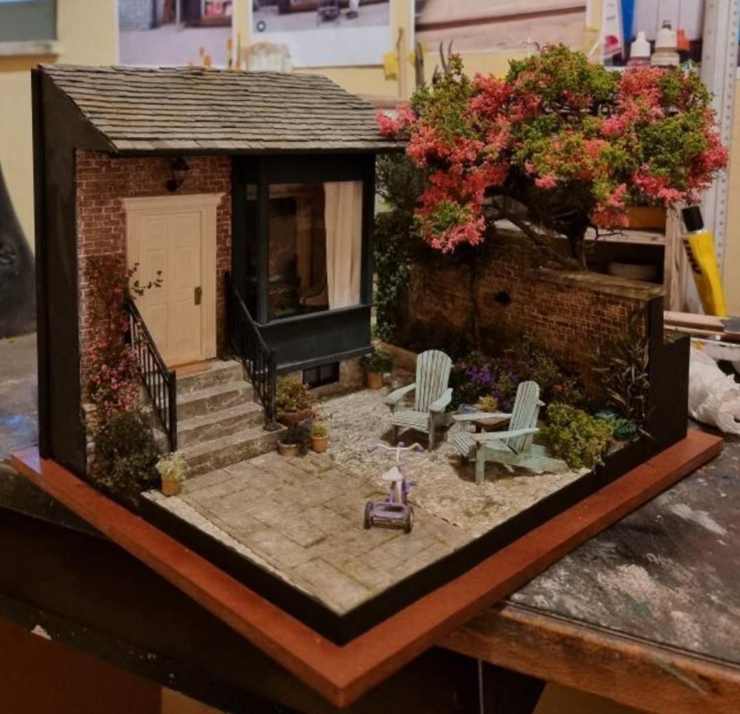 RARE: Miniature Diorama - Countryside House, Hobbies & Toys ...