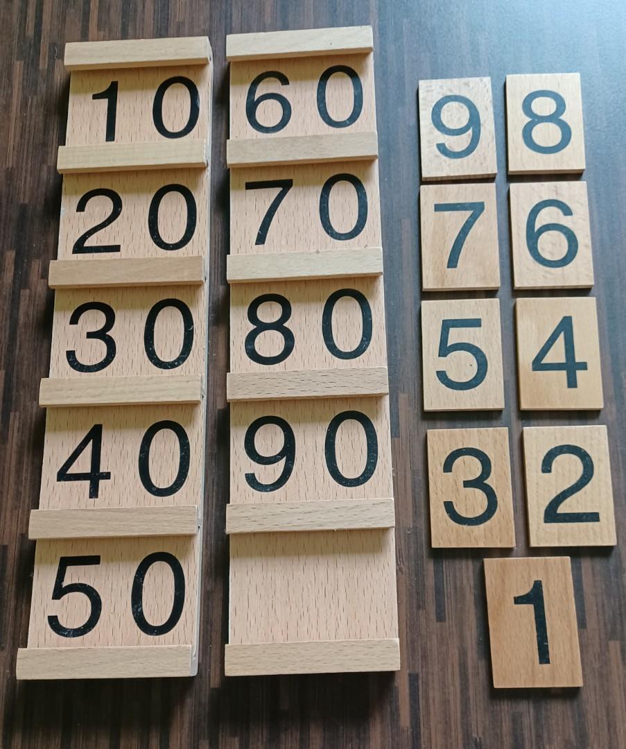 Montessori Teens and Tens Board, Hobbies & Toys, Stationery & Craft ...