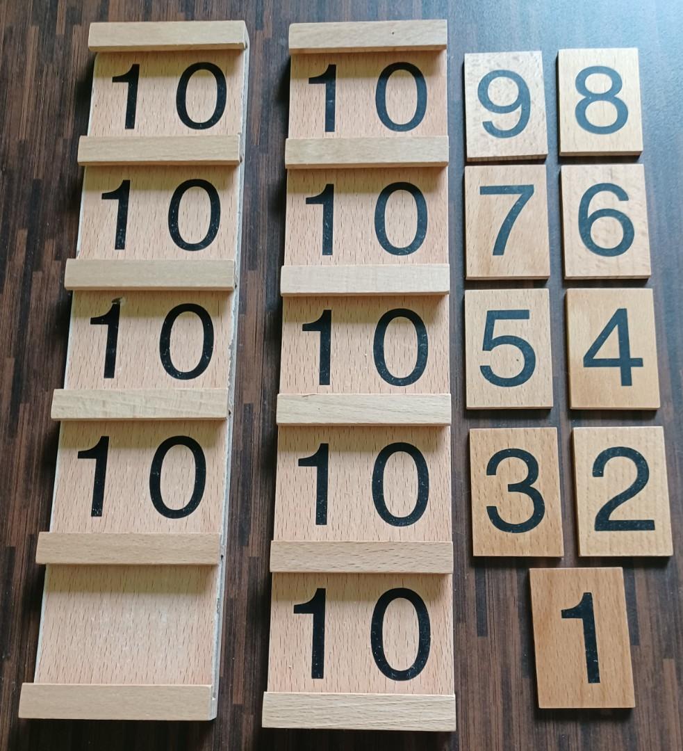 Montessori Teens and Tens Board, Hobbies & Toys, Stationery & Craft ...