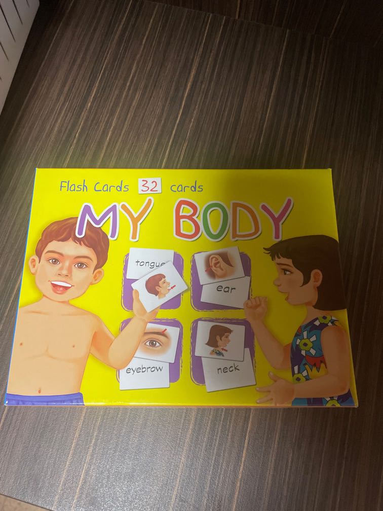 My Body Flash Cards, Babies & Kids, Infant Playtime on Carousell
