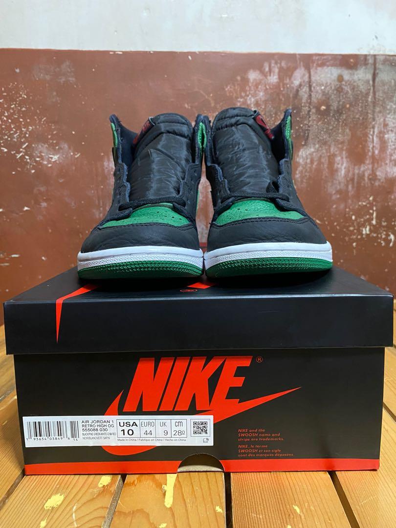 Nike Air Jordan 4 Retro High OG Pine Green 2, Men's Fashion, Footwear ...