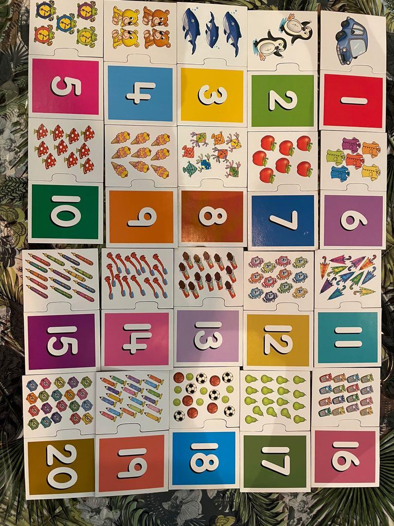 Number self correcting puzzle, Babies & Kids, Infant Playtime on Carousell