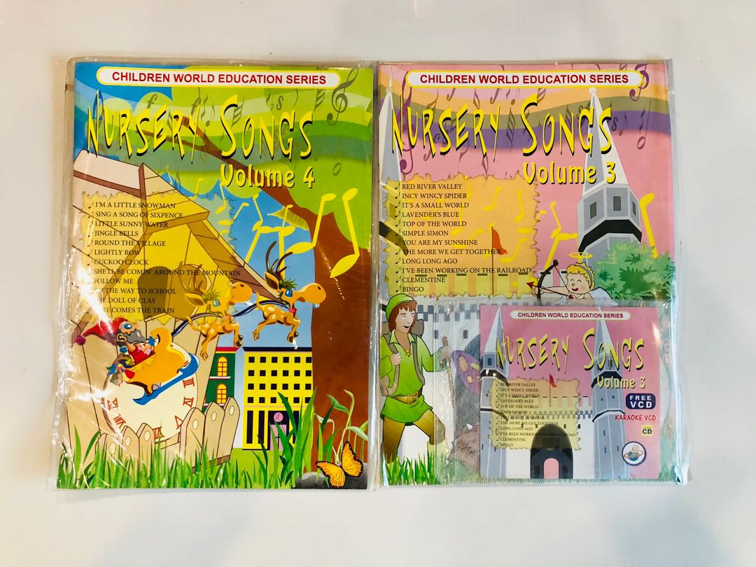 Nursery Song with VCD, Hobbies & Toys, Books & Magazines, Children's ...