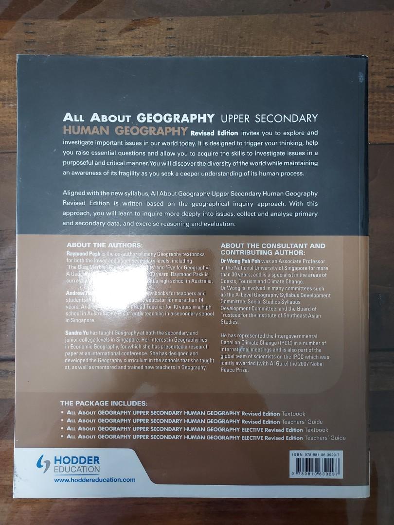 Upper Secondary O Level Pure Geography Human Geography textbook ...