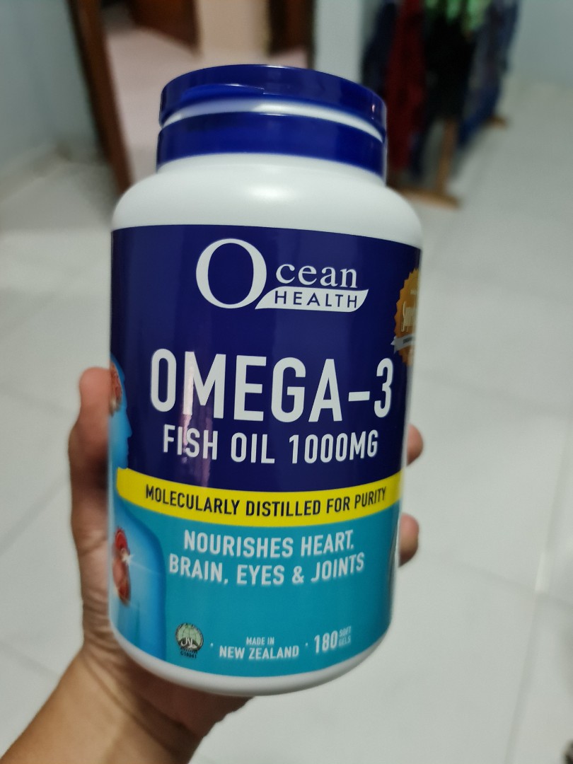 Ocean Health Omega-3, Health & Nutrition, Health Supplements, Vitamins ...