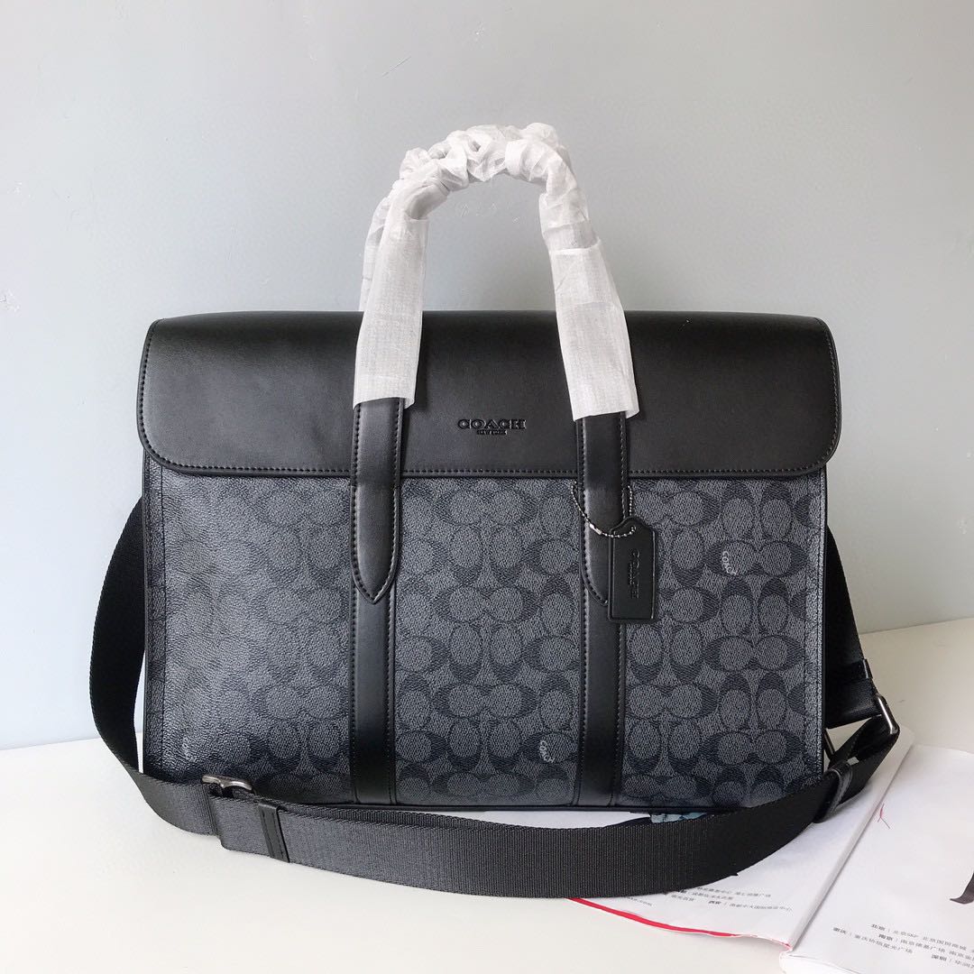 Original coach men briefcase 39775, Men's Fashion, Bags, Briefcases on ...