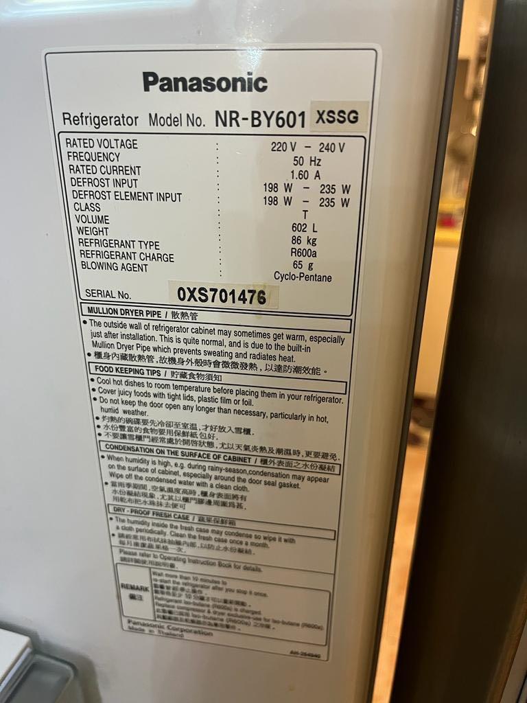 Panasonic Refrigerator (Fully functional), TV & Home Appliances ...