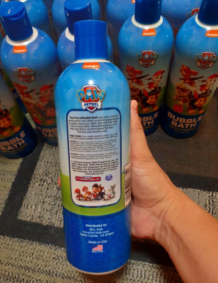 PAW PATROL BUBBLE BATH, Babies & Kids, Bathing & Changing, Bathtub ...