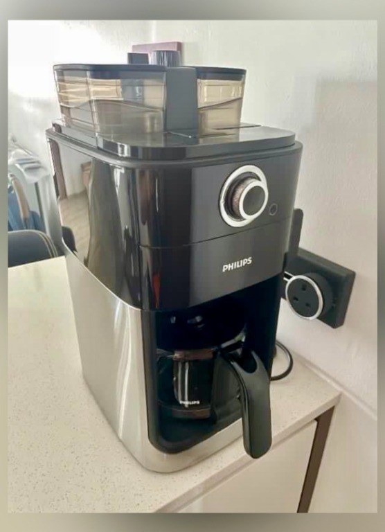 Philips Grind & Brew Coffee Maker HD7762/00, TV & Home Appliances ...