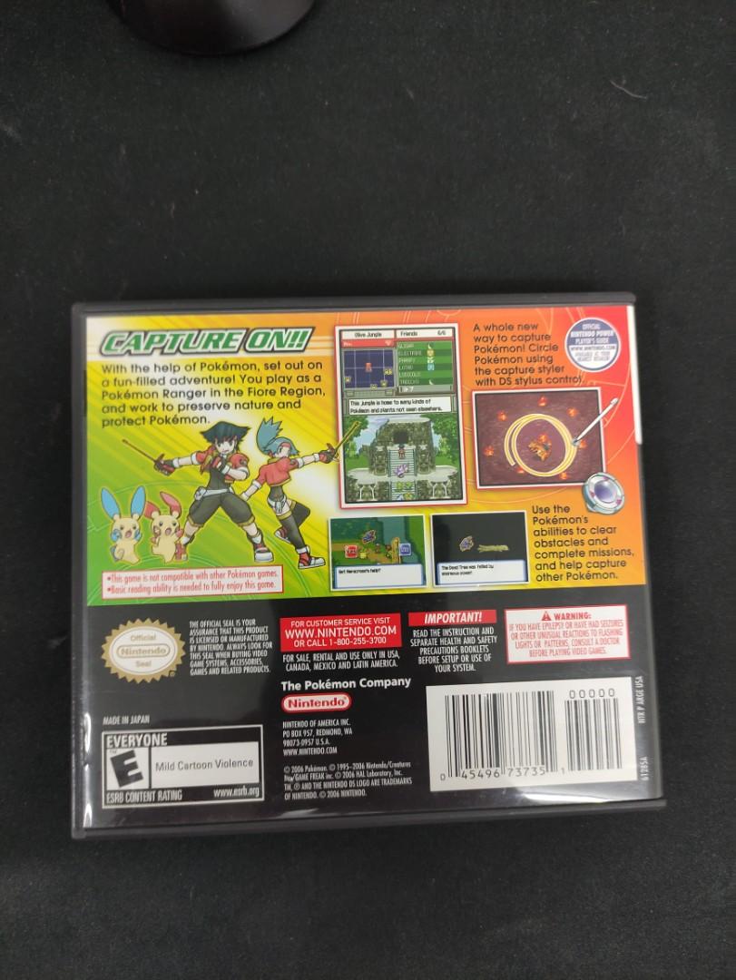 Pokemon Ranger DS Cartridge, Video Gaming, Video Games, Nintendo on ...