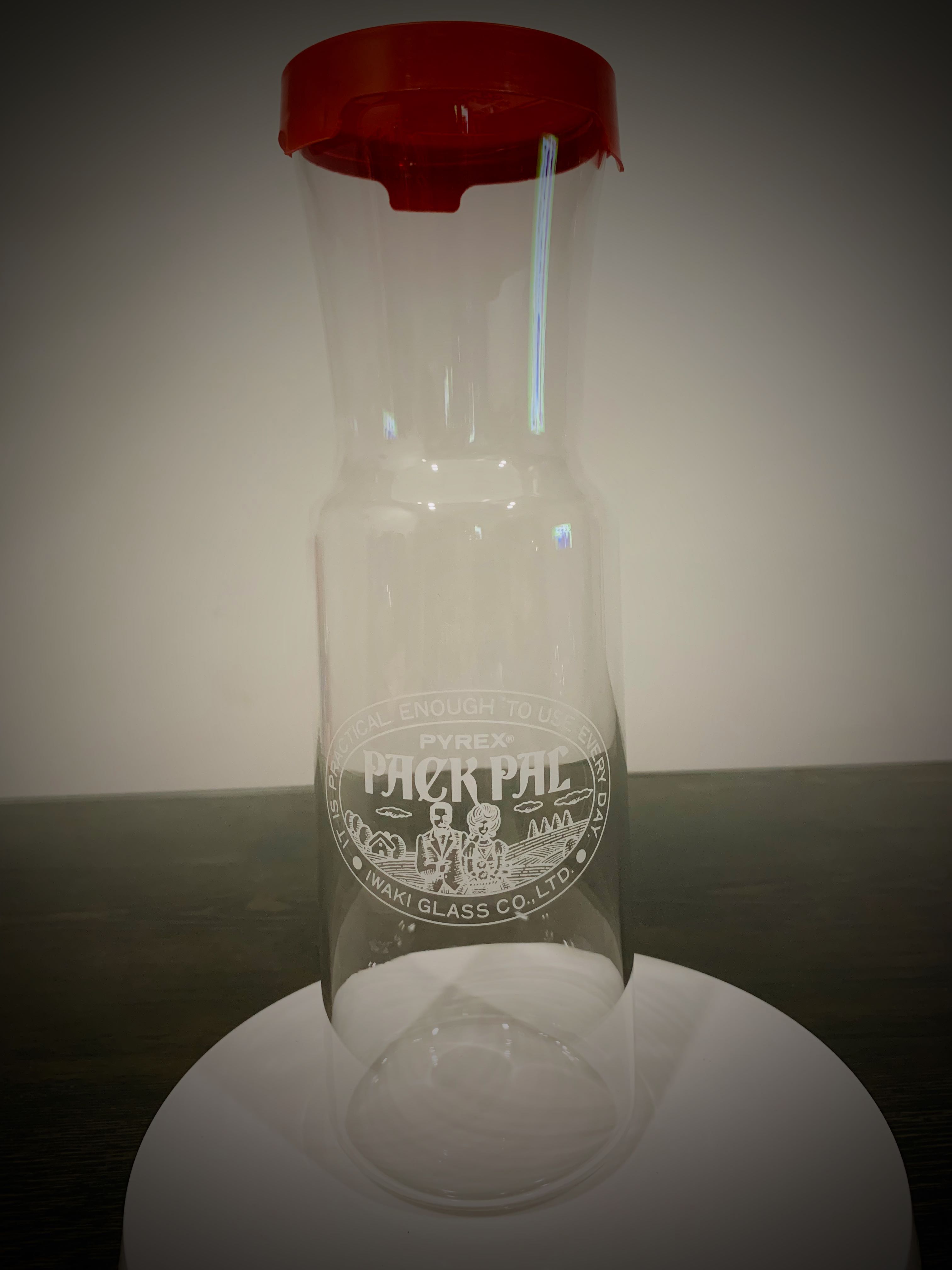 Pyrex Pack Pal Iwaki Glass Jug with Lid, Furniture & Home Living ...