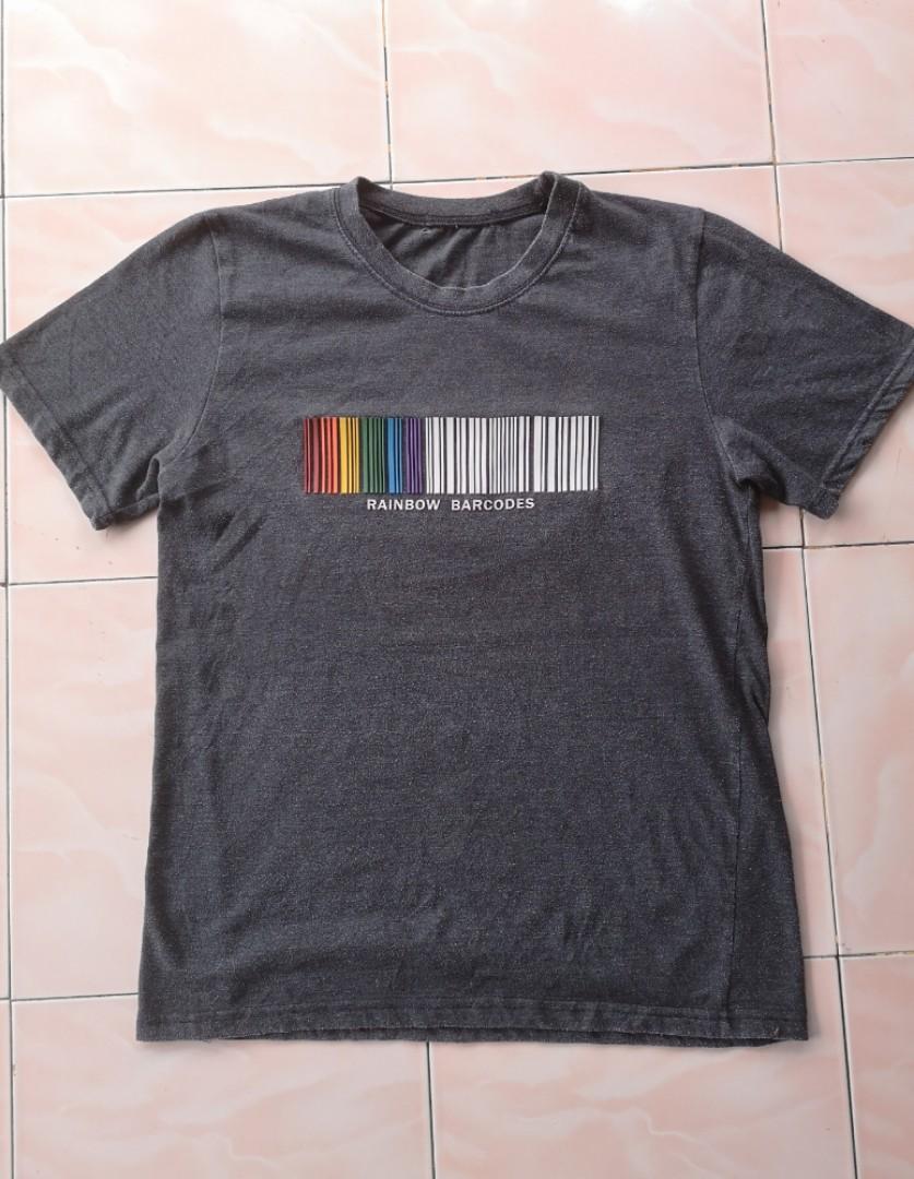 Rainbow Barcodes, Men's Fashion, Tops & Sets, Formal Shirts on Carousell