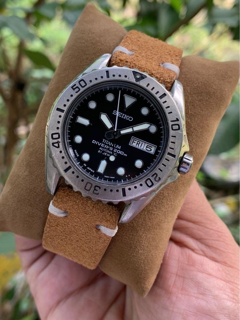 Rare Seiko SKX403 Ti Diver, Men's Fashion, Watches & Accessories ...