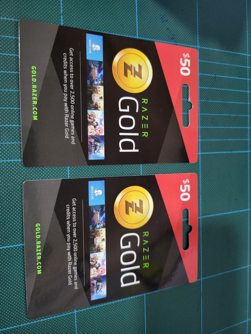 Razer Gold card, Everything Else on Carousell