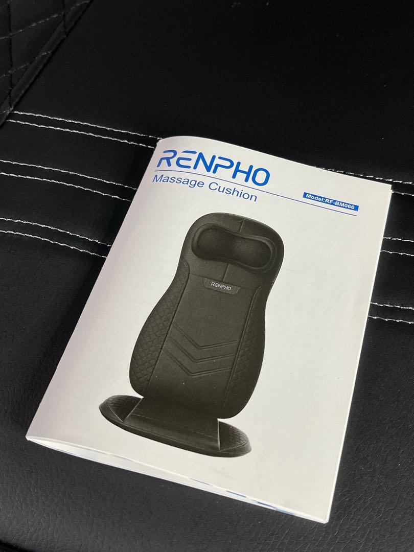 RENPHO Massage Cushion (RF-BM066) | Shiatsu Full Back & Neck Massager ...