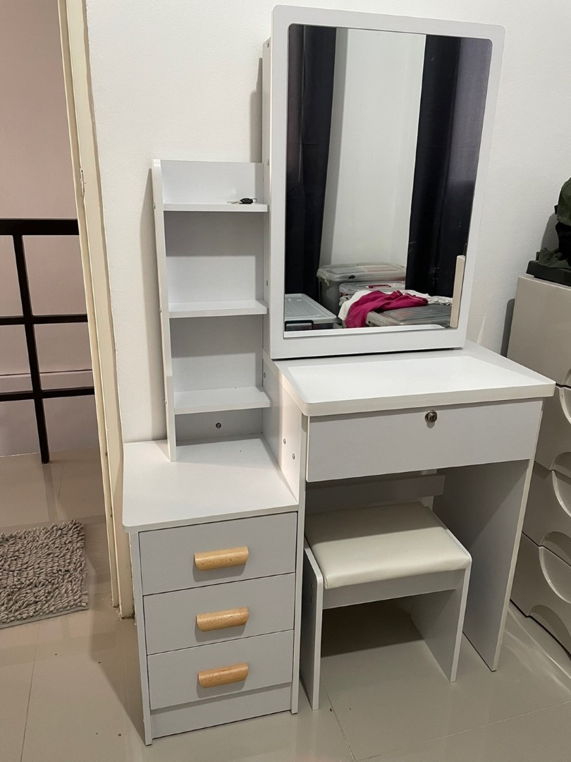 Restock! Vanity Table, Furniture & Home Living, Furniture, Tables ...