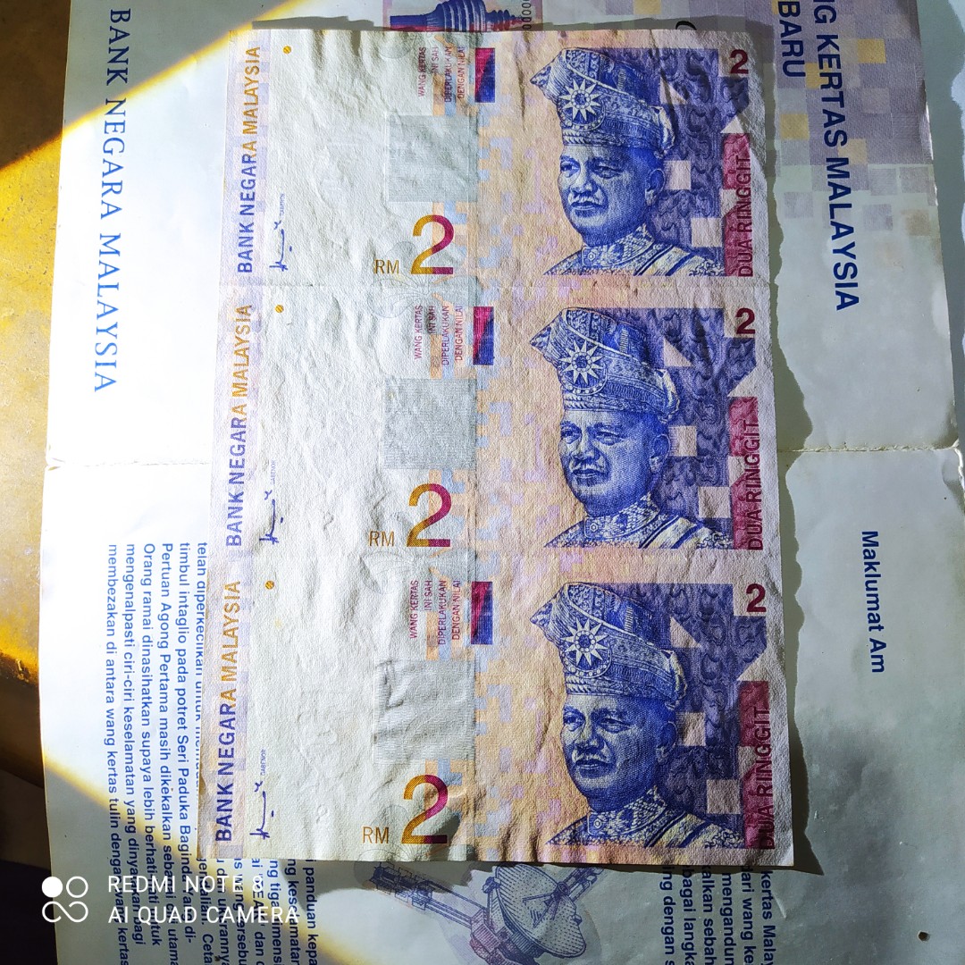RM2 uncut old note, Hobbies & Toys, Collectibles & Memorabilia ...