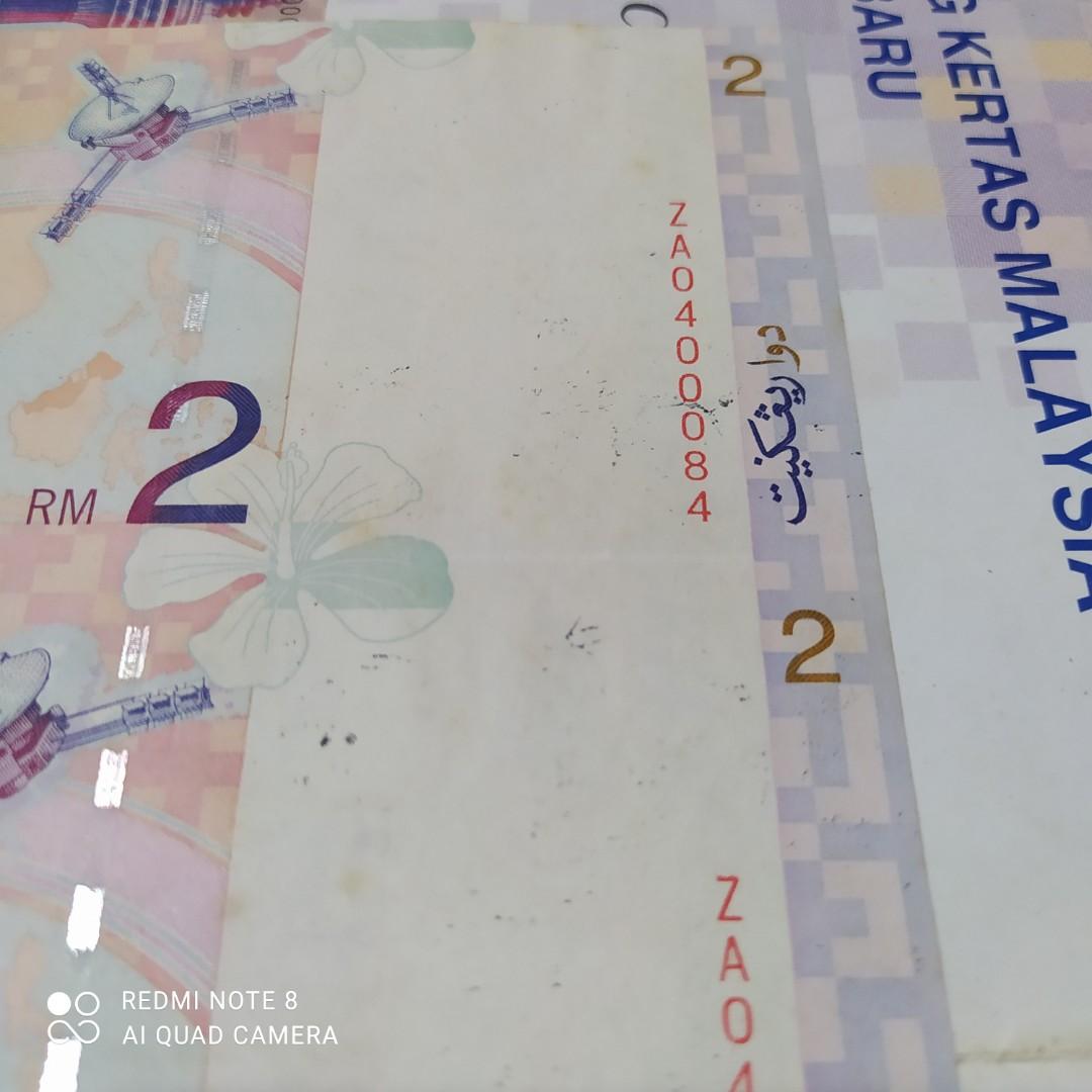 RM2 uncut old note, Hobbies & Toys, Collectibles & Memorabilia ...