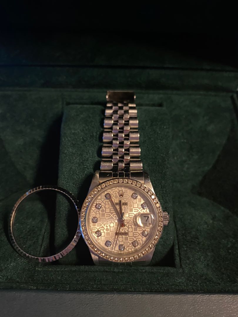 Rolex steel computer face (boy size), Luxury, Watches on Carousell
