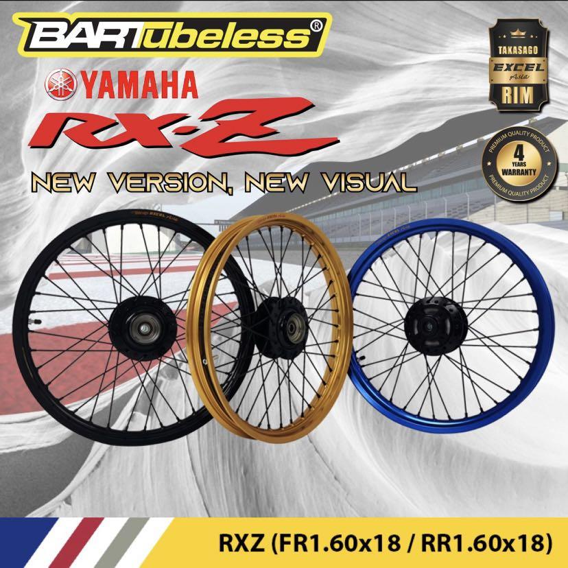RXZ TUBELESS RIM EXCEL TAKASAGO ASIA BARTUBELESS, Motorcycles ...