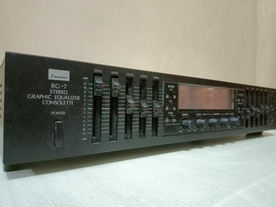 Sansui RG-7 Stereo Graphic Equalizer Consolette/ Made in Japan / Barely ...