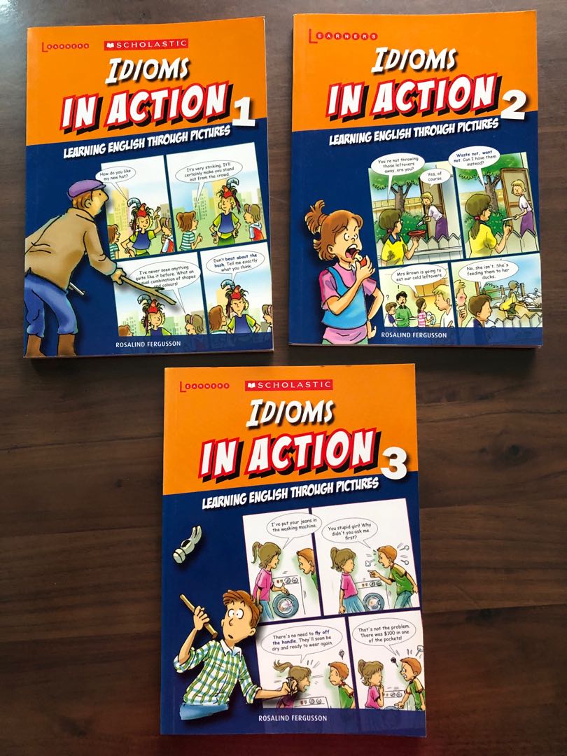 Scholastic Idioms In Action 1 to 3, Hobbies & Toys, Books & Magazines ...