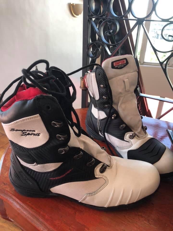 Simpson Motorcycle Riding Boots, Men's Fashion, Footwear, Boots on ...