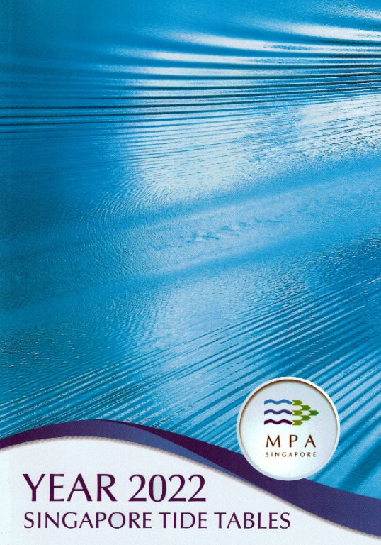 Singapore Marine Tide Table 2022 by MPA Hardcopy, Everything Else on ...