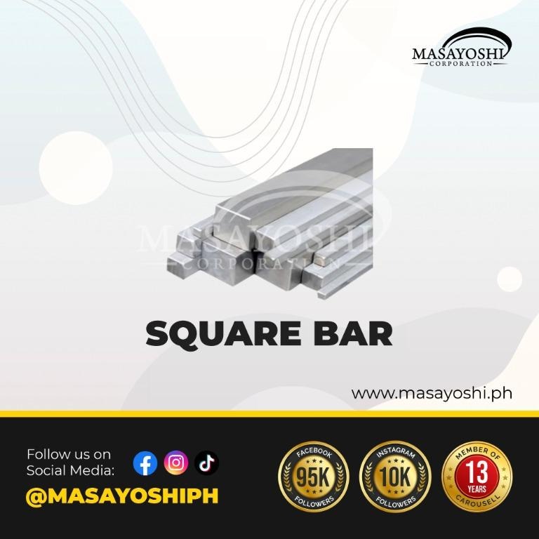 Square Bar 25mm x 6m | Square Steel | Metal | Square Metal Bar | Steel ...