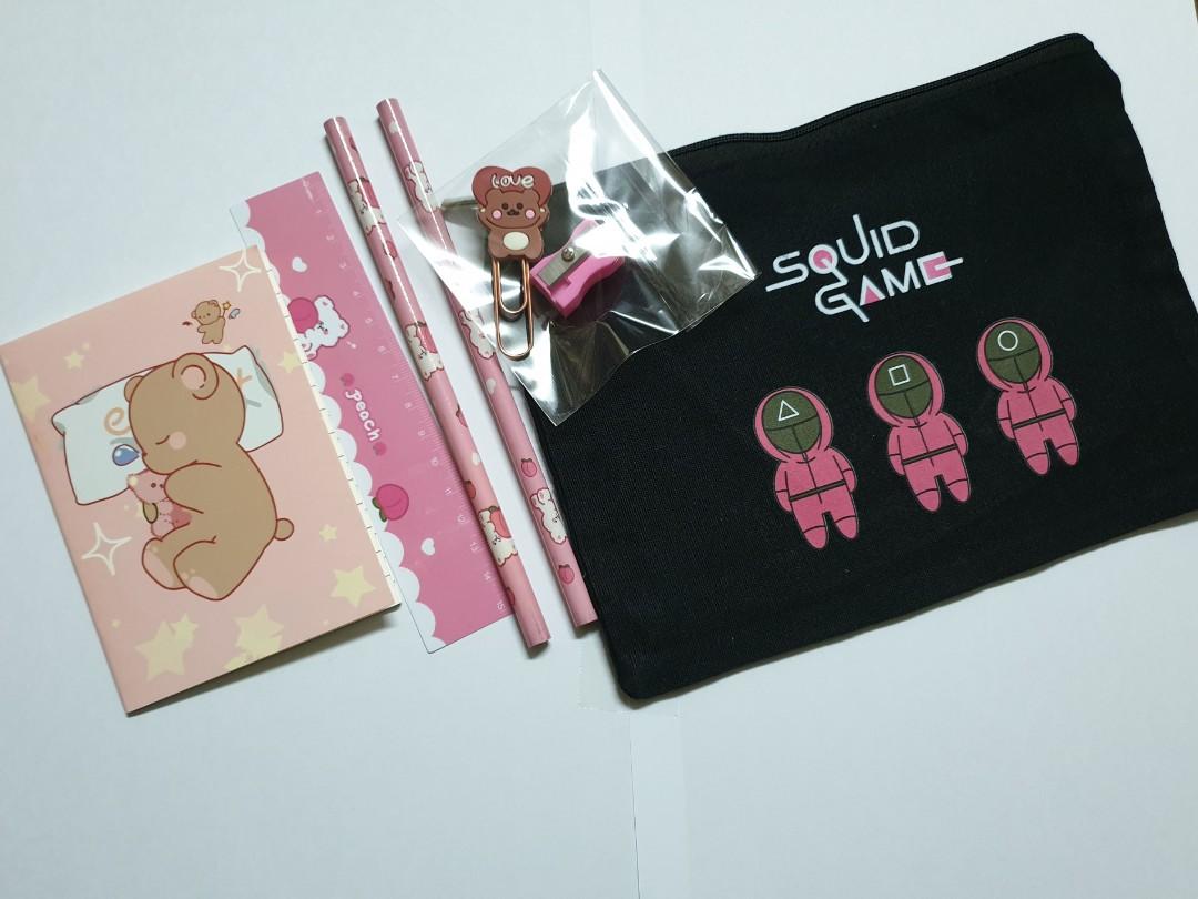 Squid Game Stationery Gift Pack, Hobbies & Toys, Stationery & Craft ...