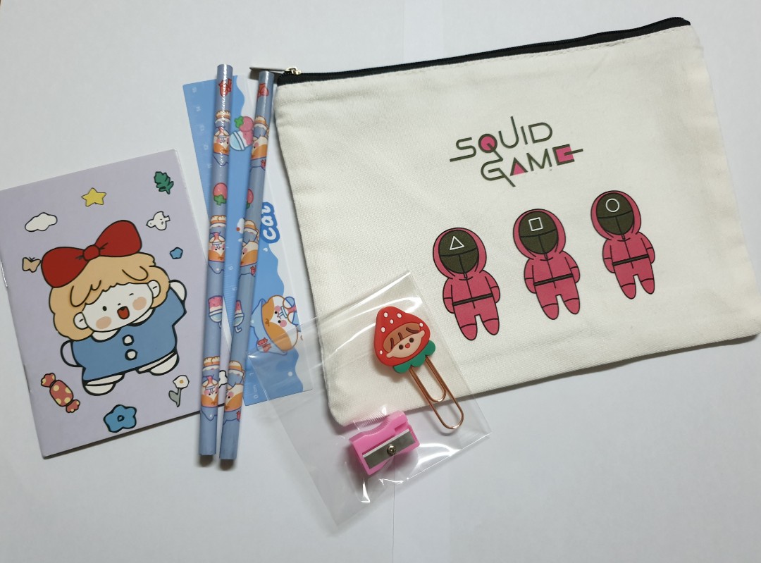 Squid Game Stationery Gift Pack, Hobbies & Toys, Stationery & Craft ...