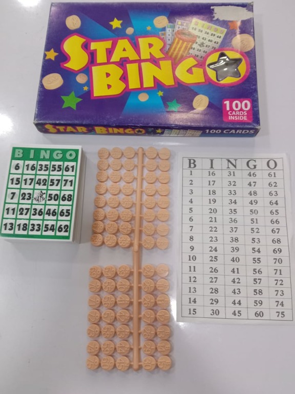 Star Bingo Set Family Game, Everything Else, Looking For on Carousell