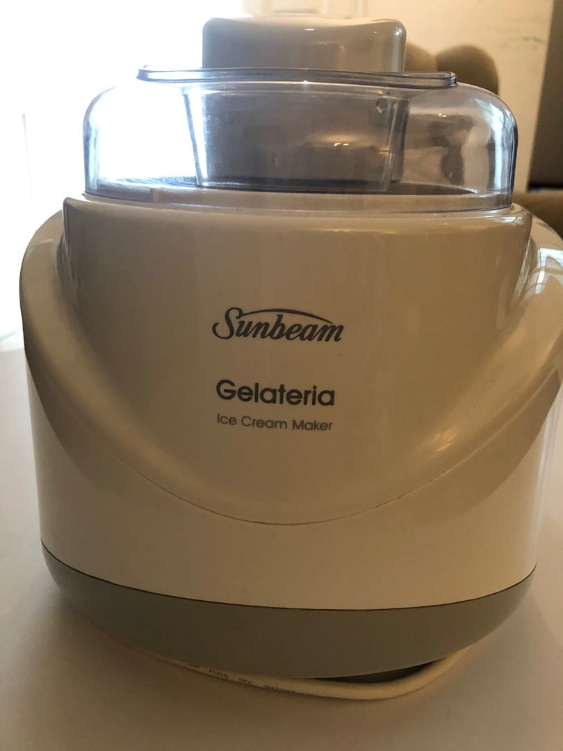 Sunbeam Gelateria ice-cream maker, TV & Home Appliances, Kitchen ...
