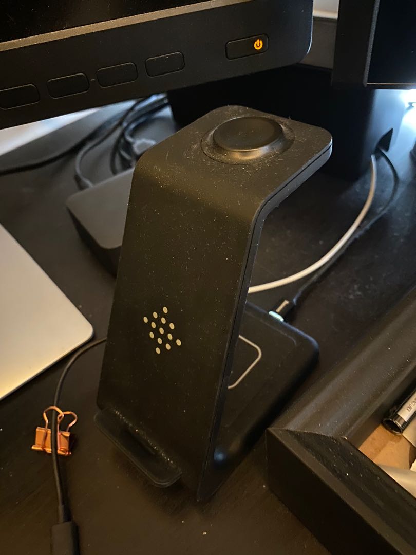 T3 3-in-1 Wireless Charging Station (Black) Qi, Mobile Phones & Gadgets ...