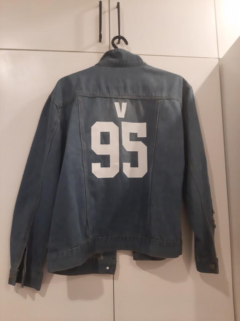 taehyung / bts v denim jacket fandmade, Women's Fashion, Coats, Jackets ...