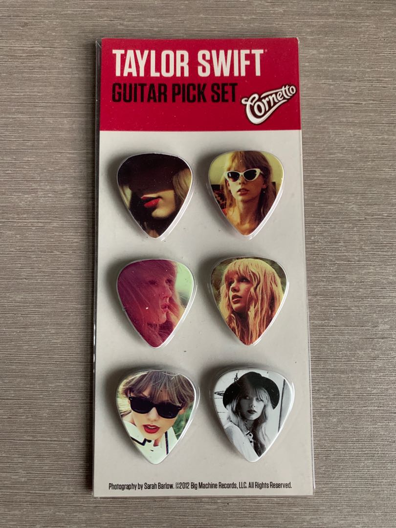 Taylor Swift Cornetto Guitar Pick set, Hobbies & Toys, Music & Media ...